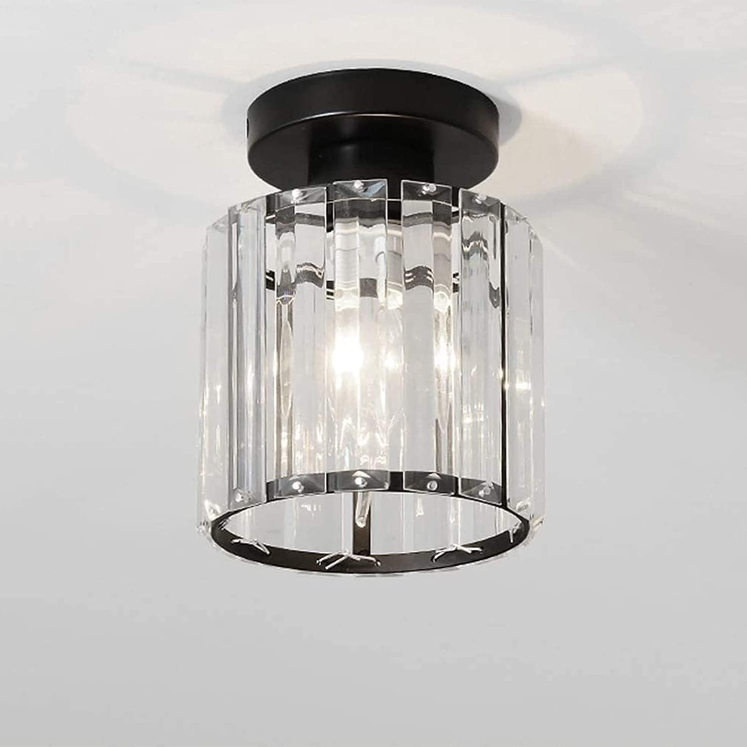 Amazon.com: Close To Ceiling Lights Mini Crystal Ceiling Lamp Modern ...