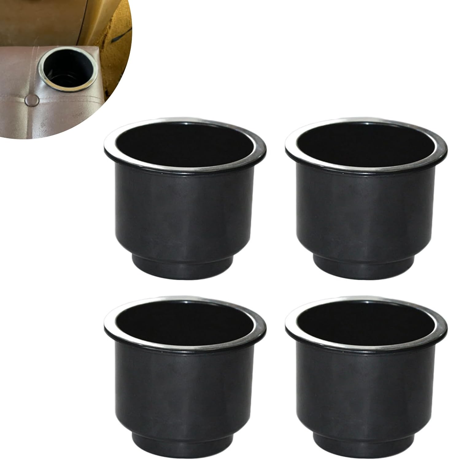 Amazon.com: Nowkont 4 Pack Car Cup Holder Replacements, 4.3In x 3.6In ...