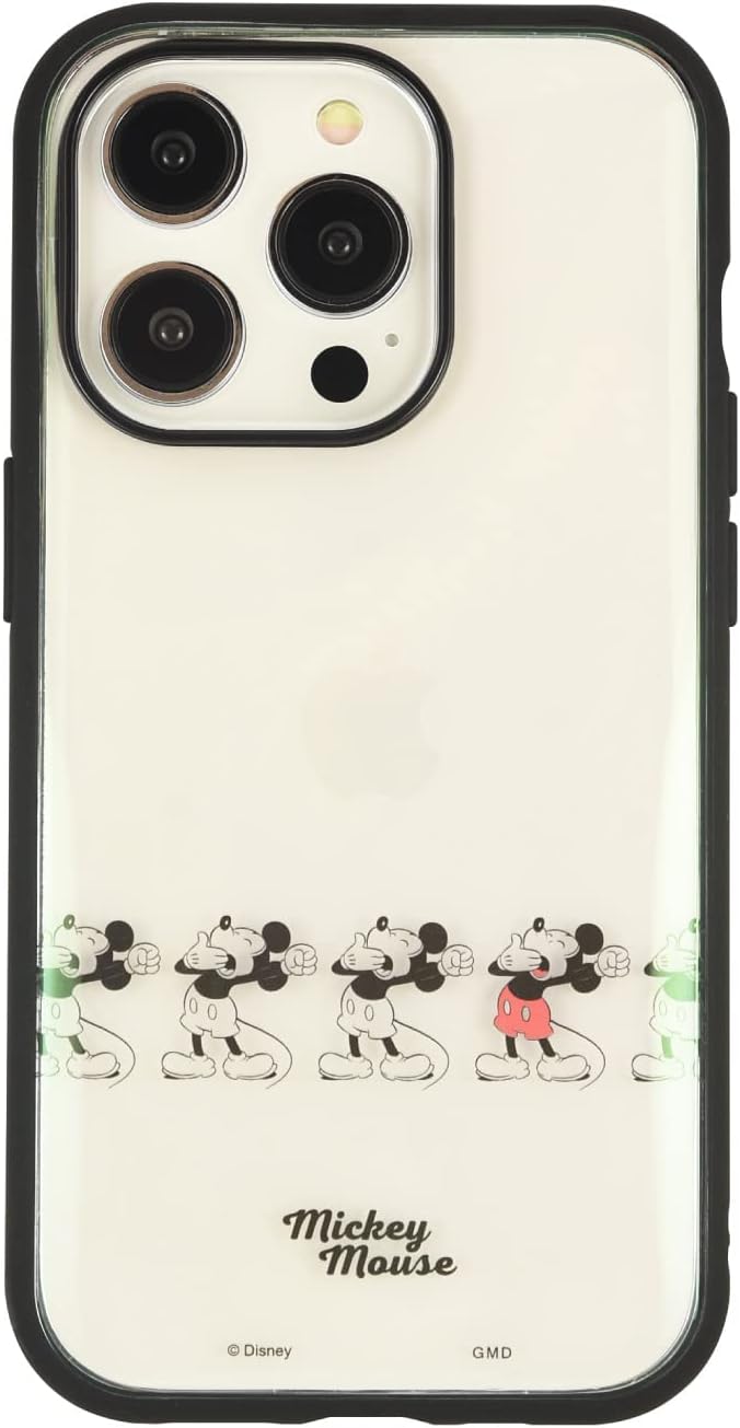 Amazon.co.jp: グルマンディーズ ディズニーキャラクター IIIIfit Clear(イーフィットクリア) iPhone 14 Pro / 13 Pro (6.1インチ) 対応 ...