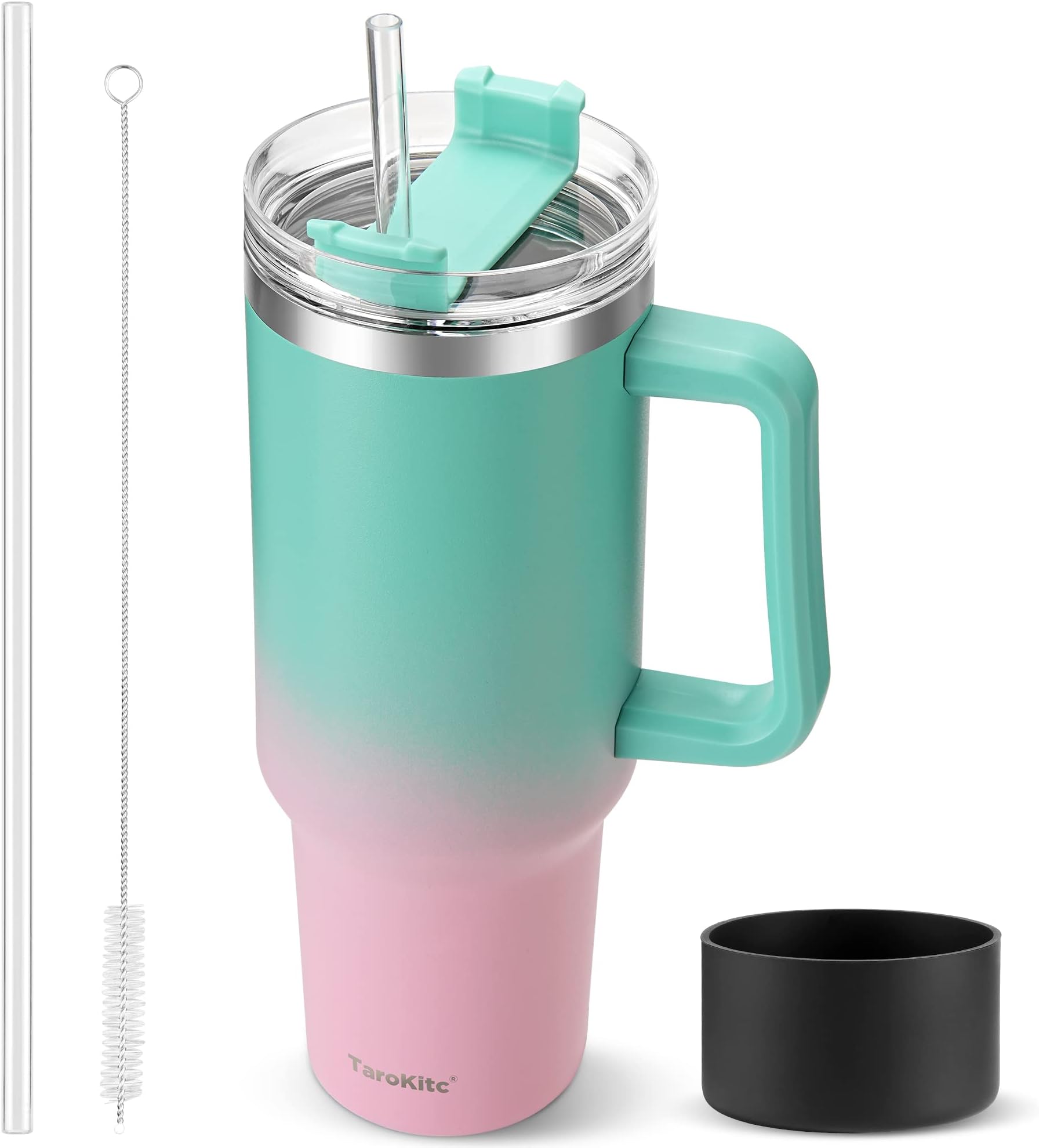 Amazon.com | UOPBYEA 26 oz Stanley cup with Handle and Straw Lid ...