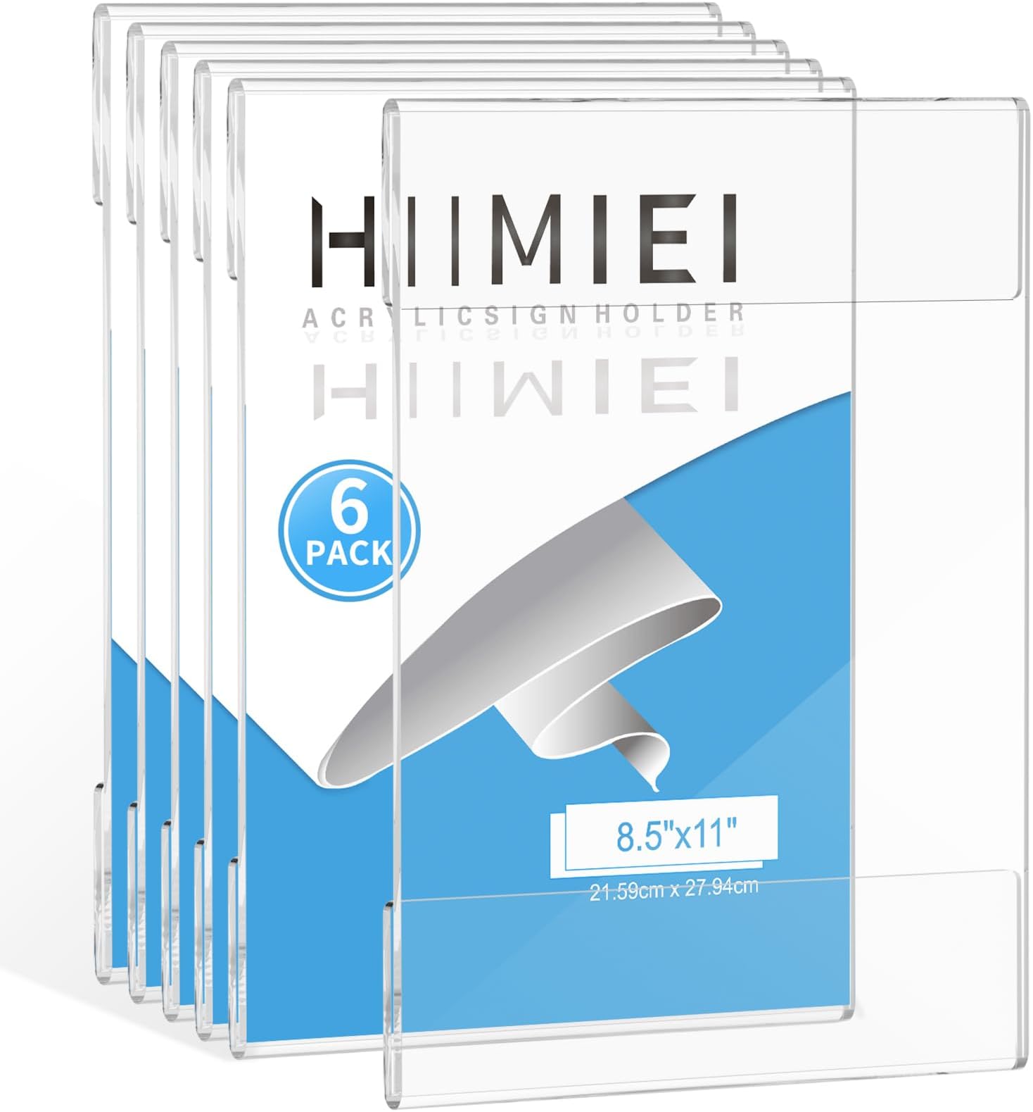 Amazon.com : Fullhawl 3 Pack 8.5x14 Acrylic Wall Mount Sign Holder ...