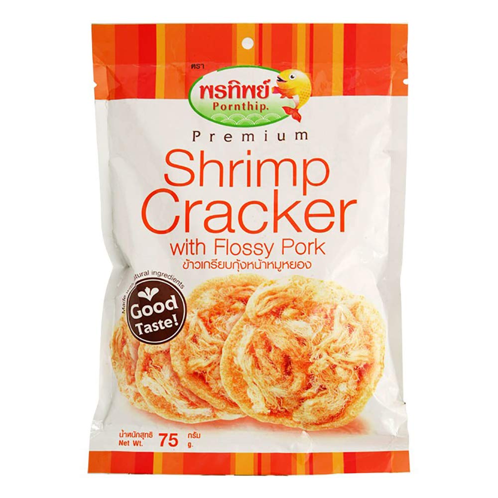Amazon.com: Shrimp Cracker with Flossy Pork 2 Packs