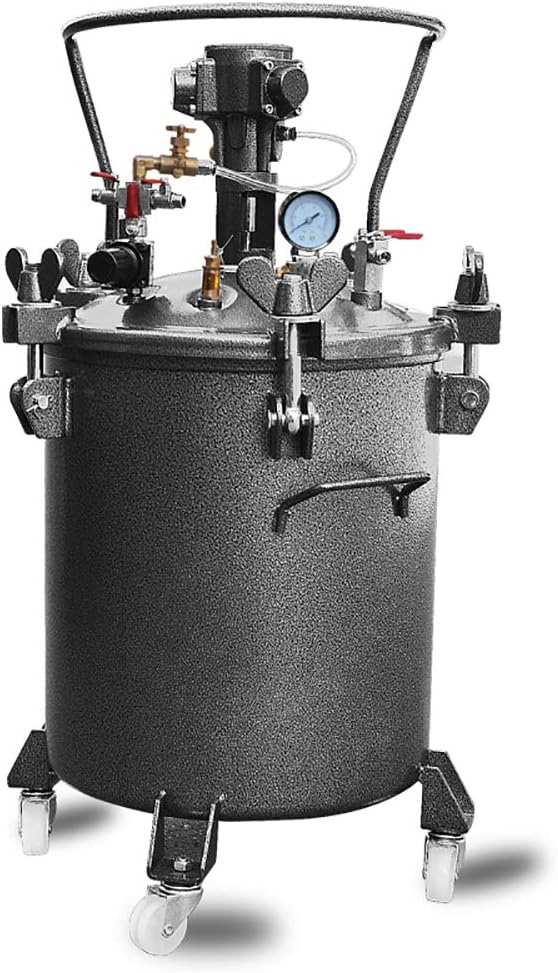 NEWTRY Pressure Paint Pot 2.5-10 Gal(10-40L) Paint Tank Commercial ...