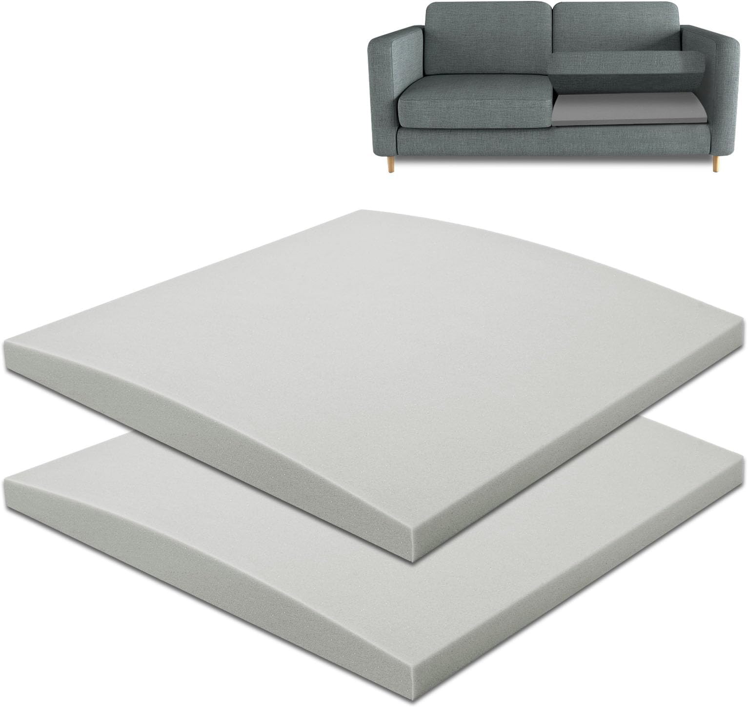 baibu Sofa Saver & Sponge Sofa Support Pad for Enhanced Comfort,Couch ...