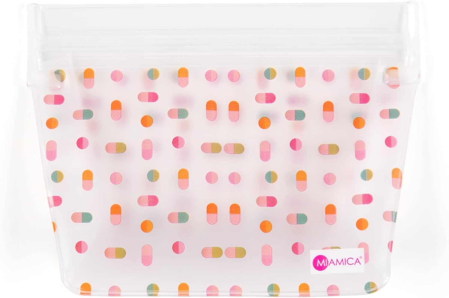 Miamica Pill Pouch Set 8 Reusable Pill Pouches, Large Exterior Bag ...