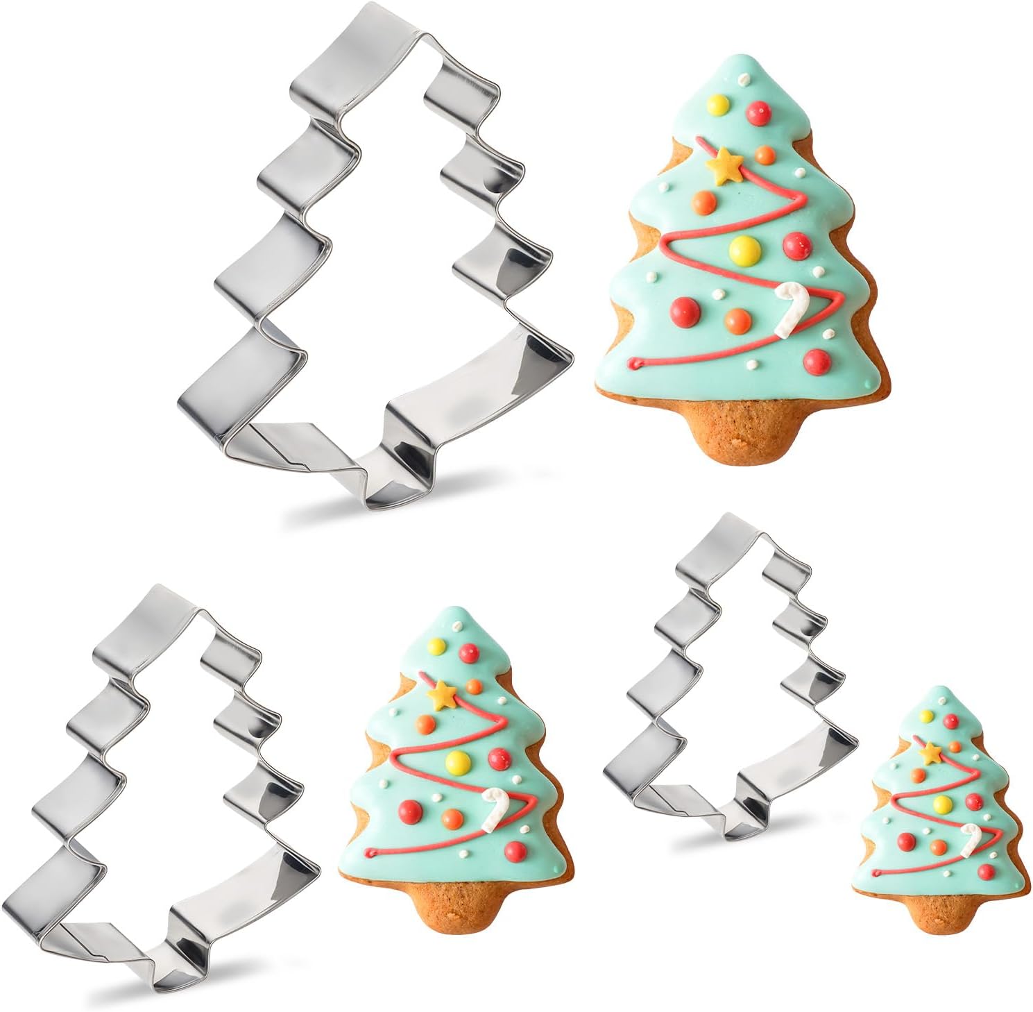 Amazon.com: Wilton Grippy Christmas Tree Cookie Cutter: Home & Kitchen
