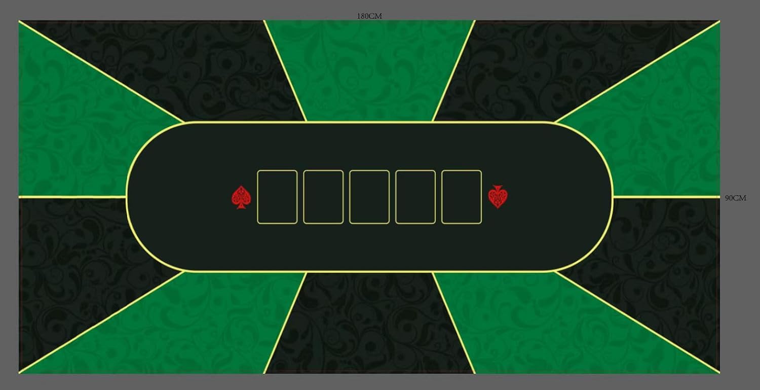 Amazon.com : Lifenjoy 70'' x 35'' Professional Poker Mat Water ...