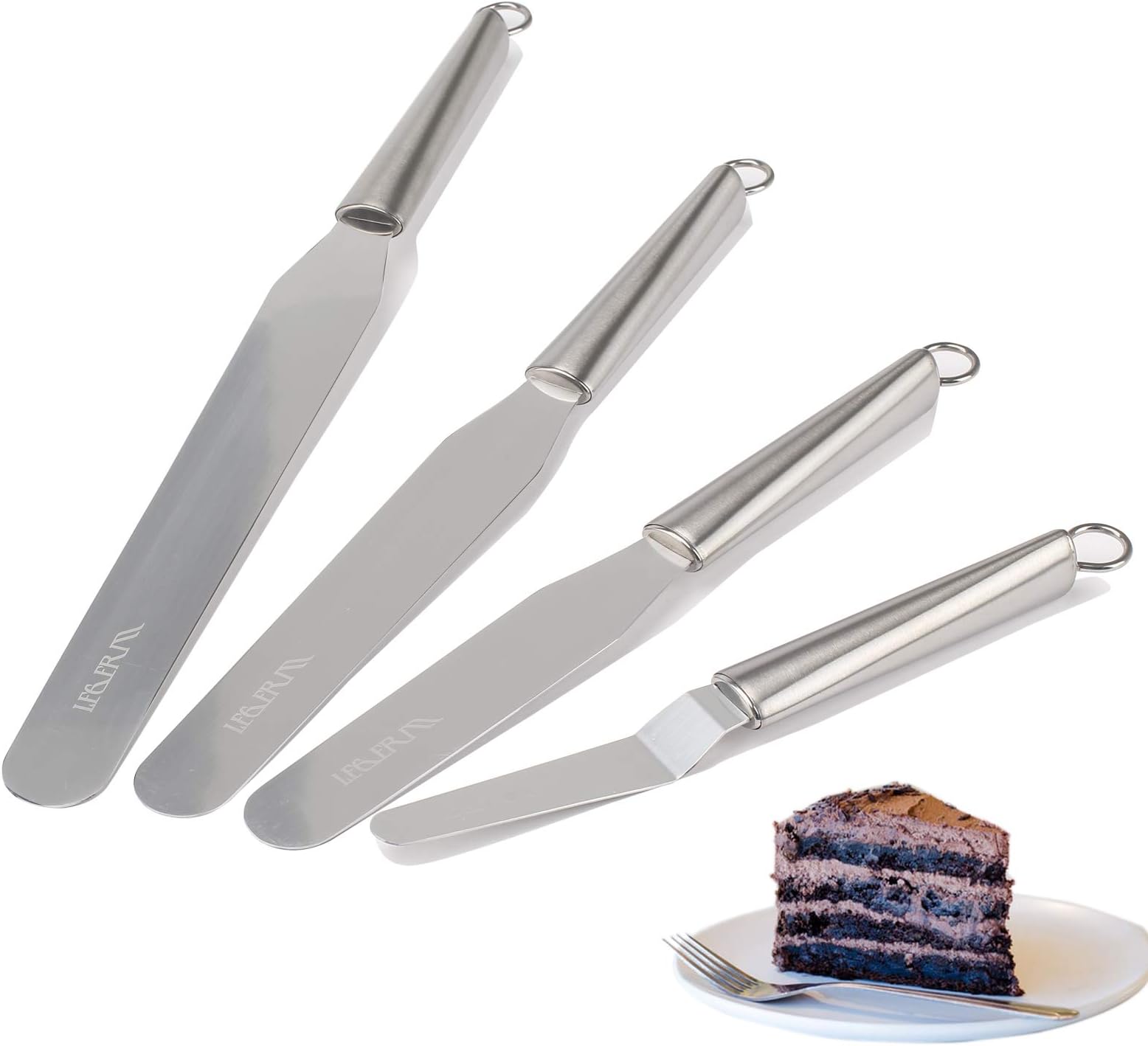 Amazon.com: Cake Spatula Set – 6", 8", 10" Stainless Steel Offset ...