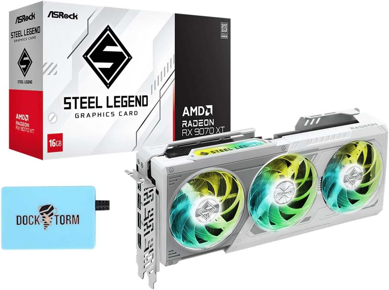 Amazon.com: XFX Mercury AMD Radeon RX 9070XT OC Magnetic Air Edition ...