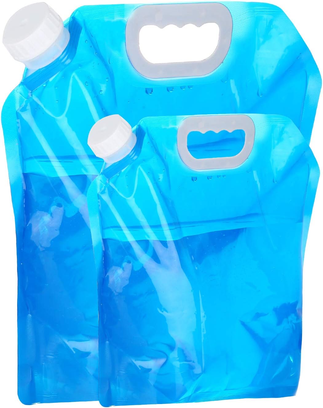 VABNEER 2 x Pack Water Carrier Folding Drinking Water Container ...