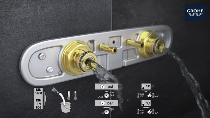 Watch Grohe 26379000 Smart Control Shower System with Exposed ...