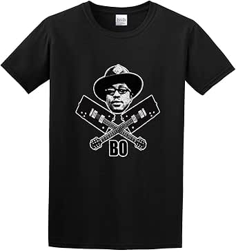Bo Diddley The Originator R&B Rock Guitar Unisex 100% Cotton Short ...