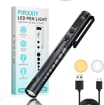 Amazon.com: PIRXXIY Pen Light for Nurse, Rechargeable LED Medical ...