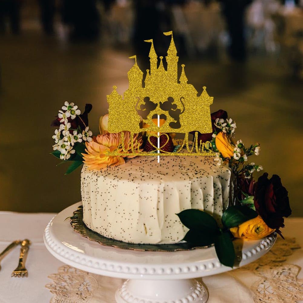 Disney princess wedding cake toppers | Beachweddingtips.com
