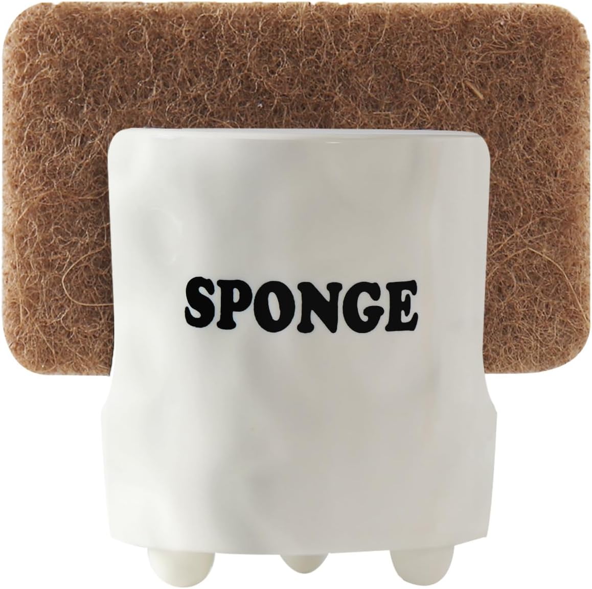 Amazon.com: Blue Ceramic Mason Jar Kitchen Sponge Holder – Farmhouse ...
