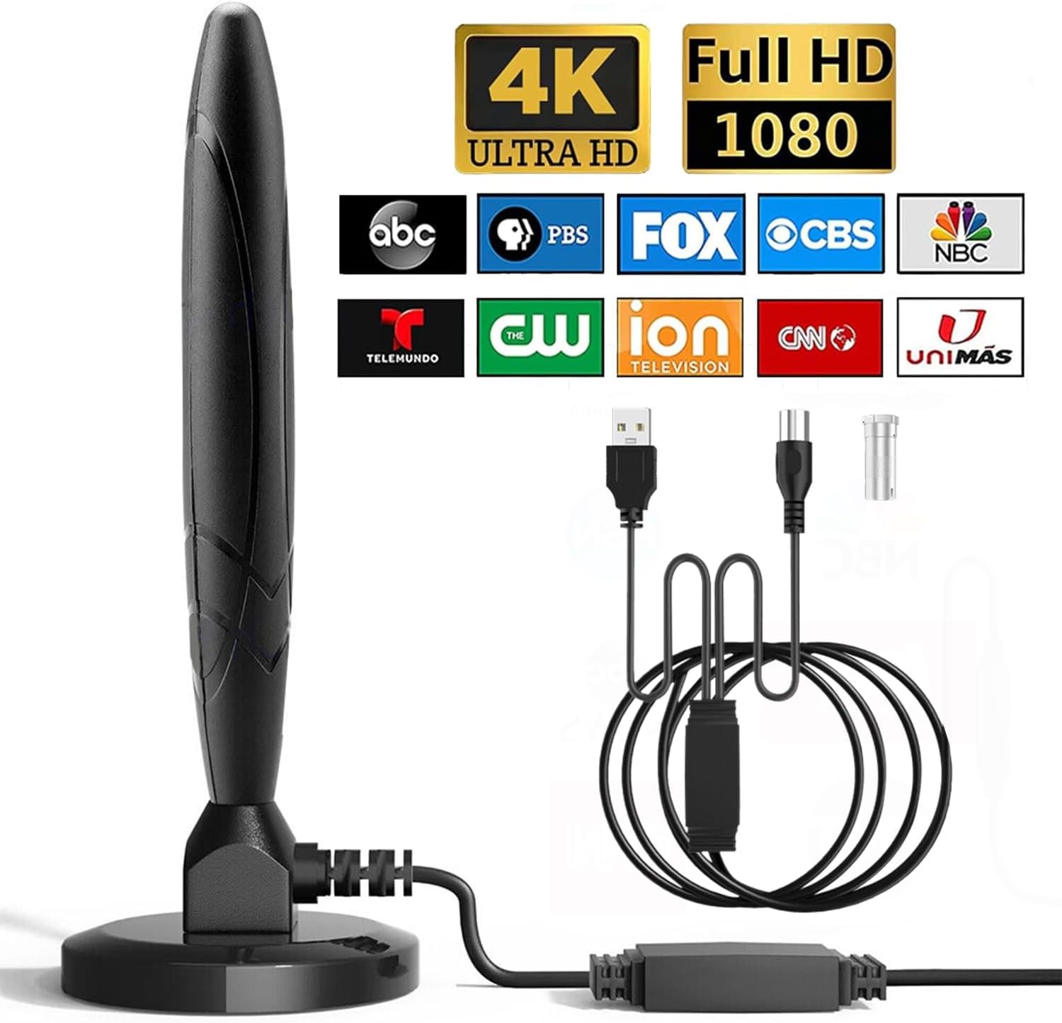 Amazon.com: 4K Amplified HD Digital TV Antenna Long 1000 Miles Range ...