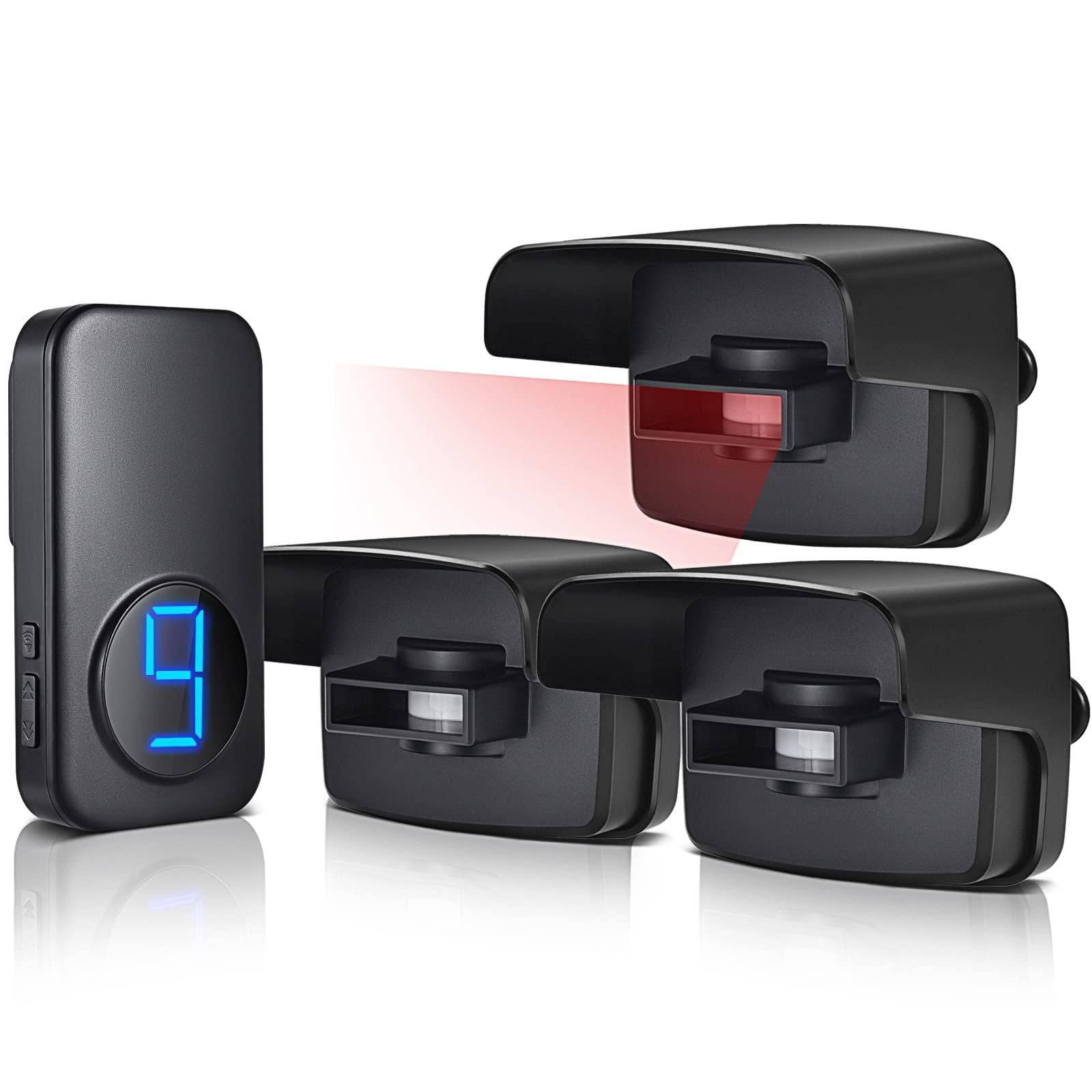 Driveway Alarm Wireless Motion Detector Alarm 600 Feet Long Range ...