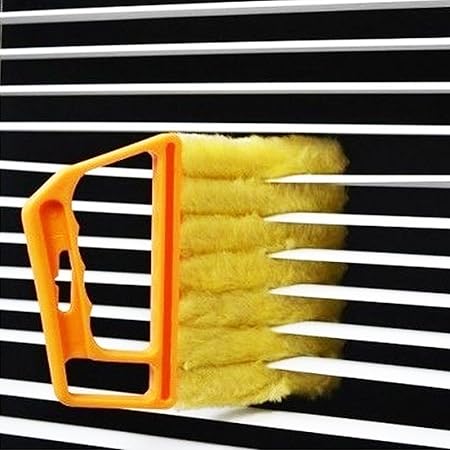 Amazon.com: Blue Handheld Mini Blinds Cleaner Shutters, Curtain Brush ...