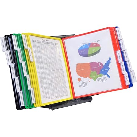 Amazon.com : Ultimate Office AdjustaView 10-Pocket Desk Reference ...