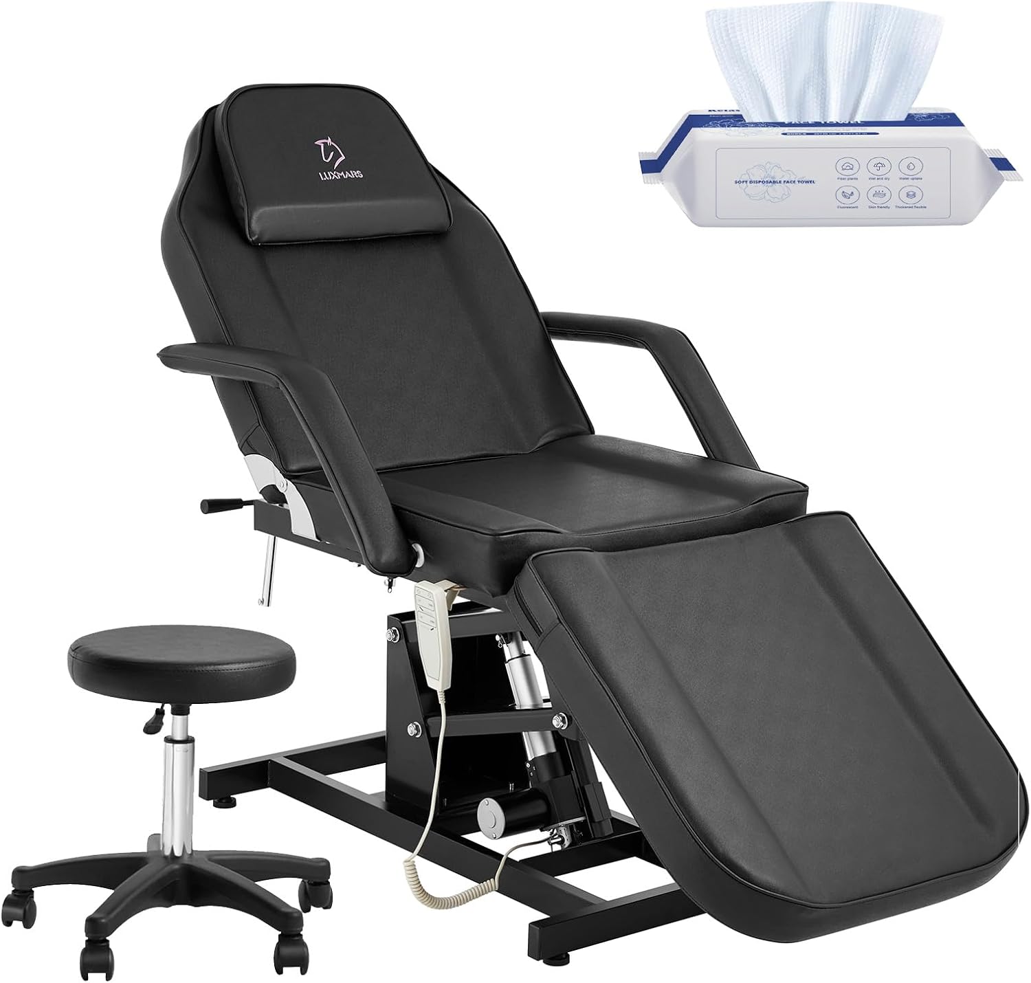 Amazon.com: LUXMARS Tattoo Chair Facial Chair Electric Height ...