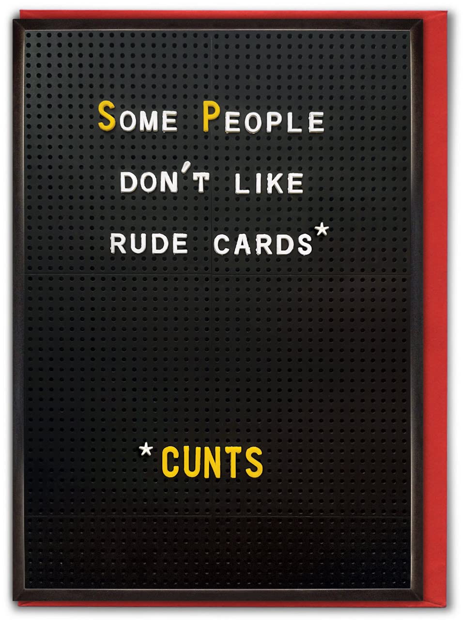 Buy Brainbox Candy - Rude Offensive Birthday Card - 'Some People Don't ...