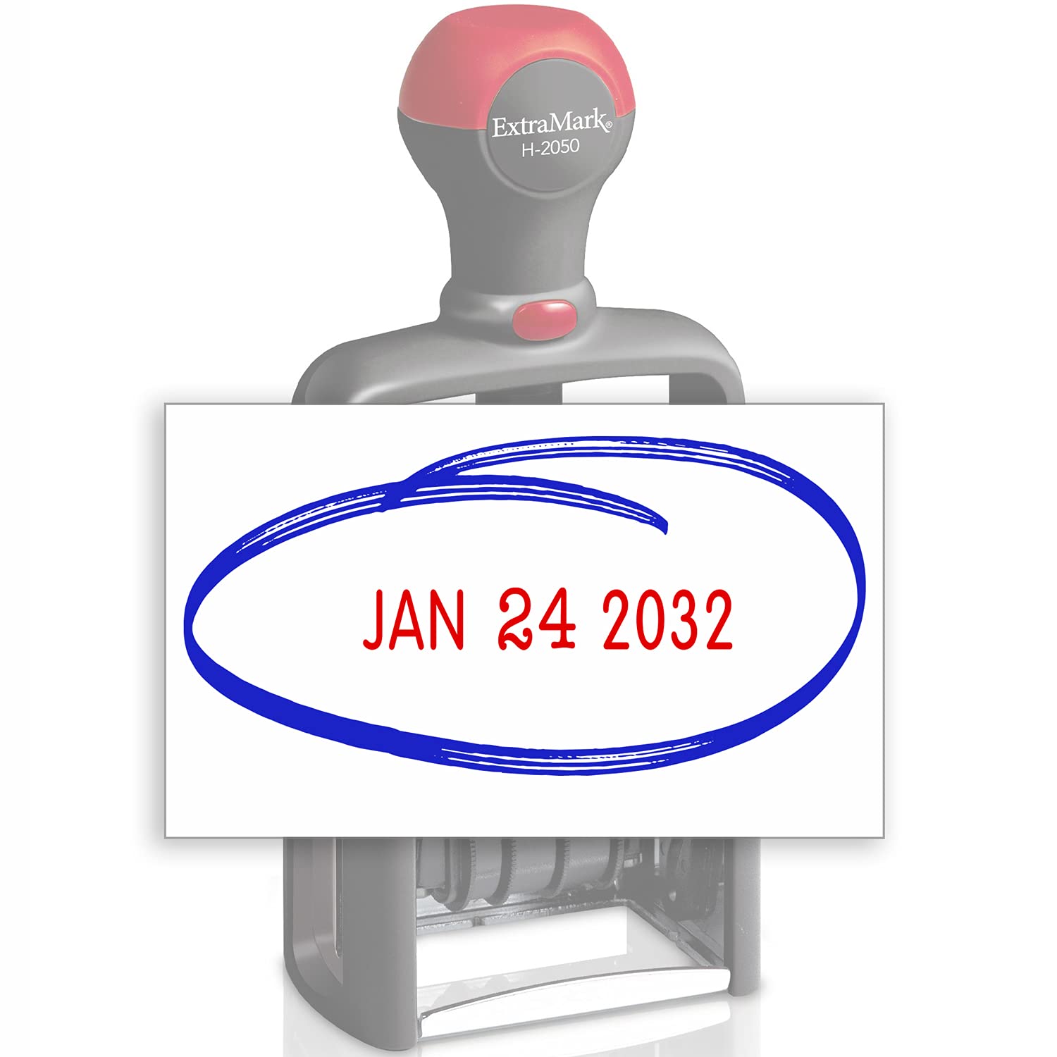 Amazon.com : Heavy Duty Office Date Stamp - Brush Stroke Design - Self ...