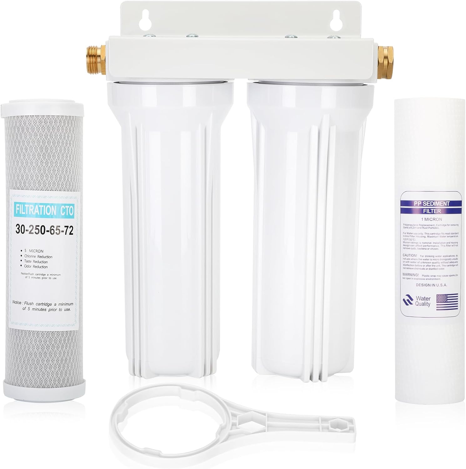 Amazon.com: External RV Dual Water Filter System, Includes mounting ...