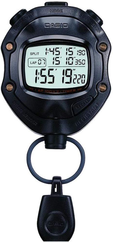 Casio Handheld Stopwatch Timer Model HS-3V-1R : Amazon.co.uk: Sports ...