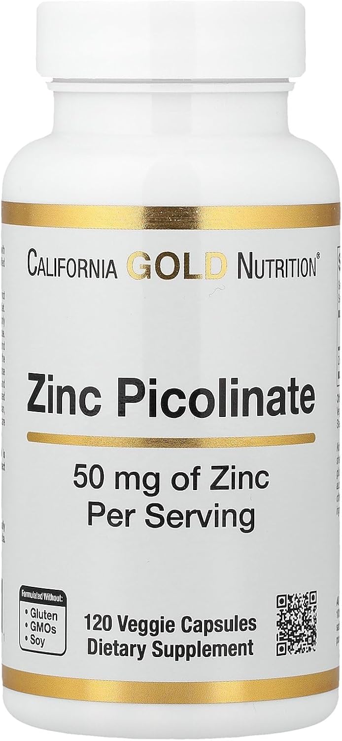 Amazon.com: Zinc Picolinate, Bioavailable Form of Zinc, Supports Immune ...