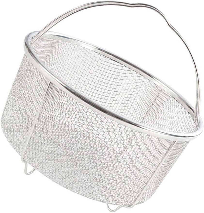 Amazon.com: Cabilock Stainless Steel Deep Fry Basket, Round Wire Mesh ...
