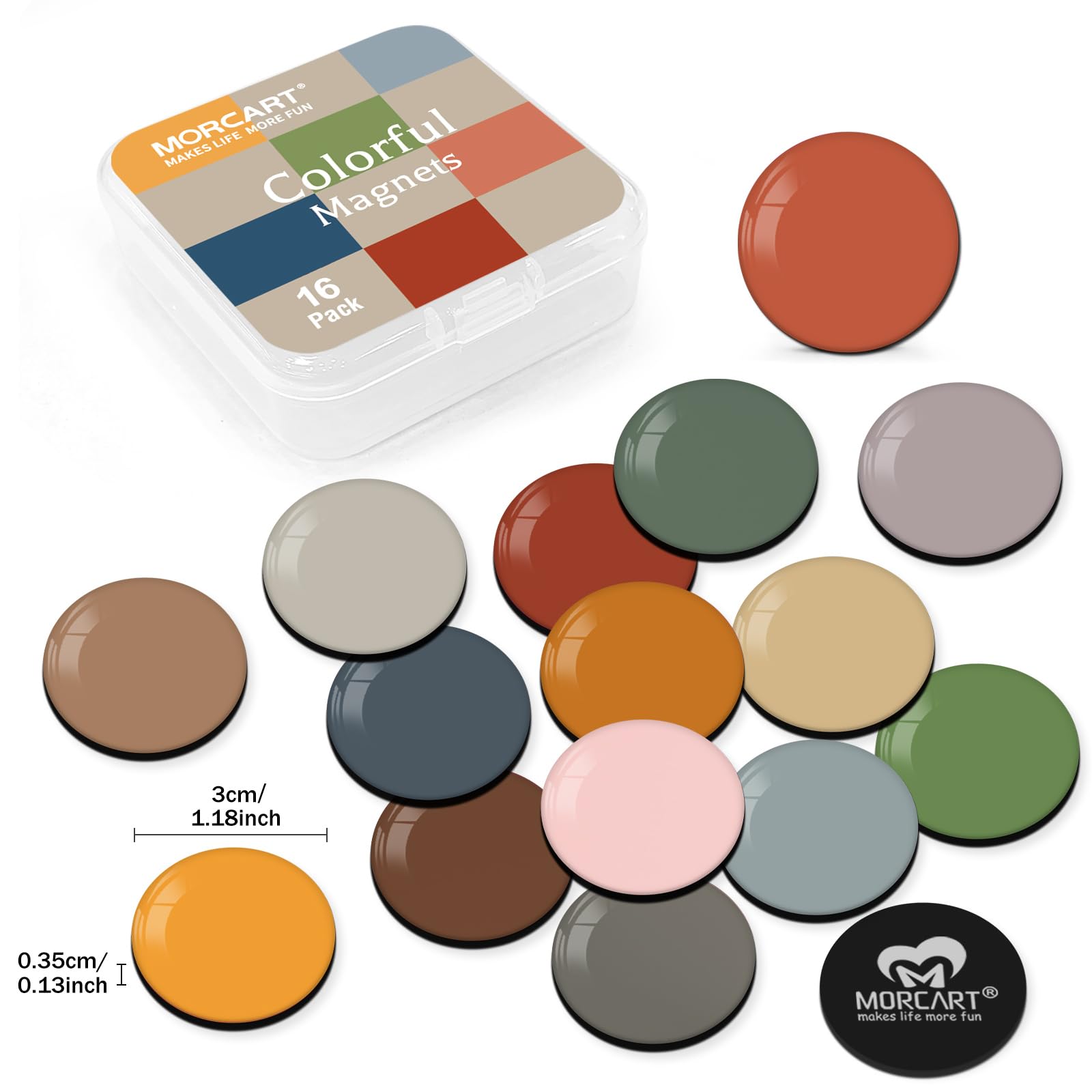 Snapklik.com : 16PCS Fridge Magnets, Cute Colorful Magnets For ...