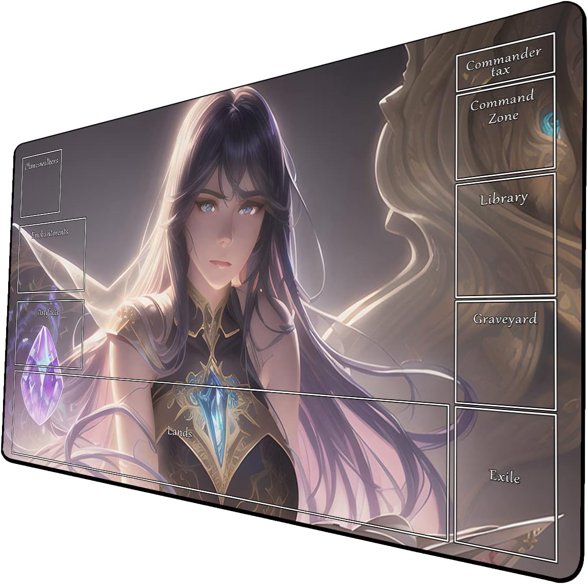 Amazon.com: AI Painting TCG Playmat - MTG Trading Card Game Mat with ...
