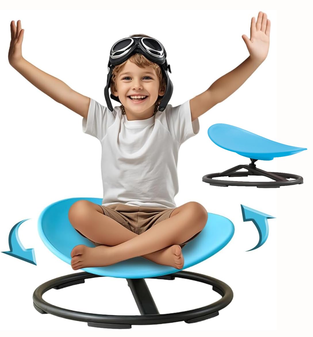 Amazon.com: MJKCBD Sensory Spinning Chair for Kids, Autistic Childs ...