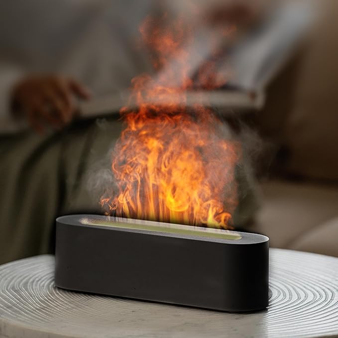 Flame Upgrade 7 Colour Lights Essential Oil Aromatherapy Electric Aroma ...