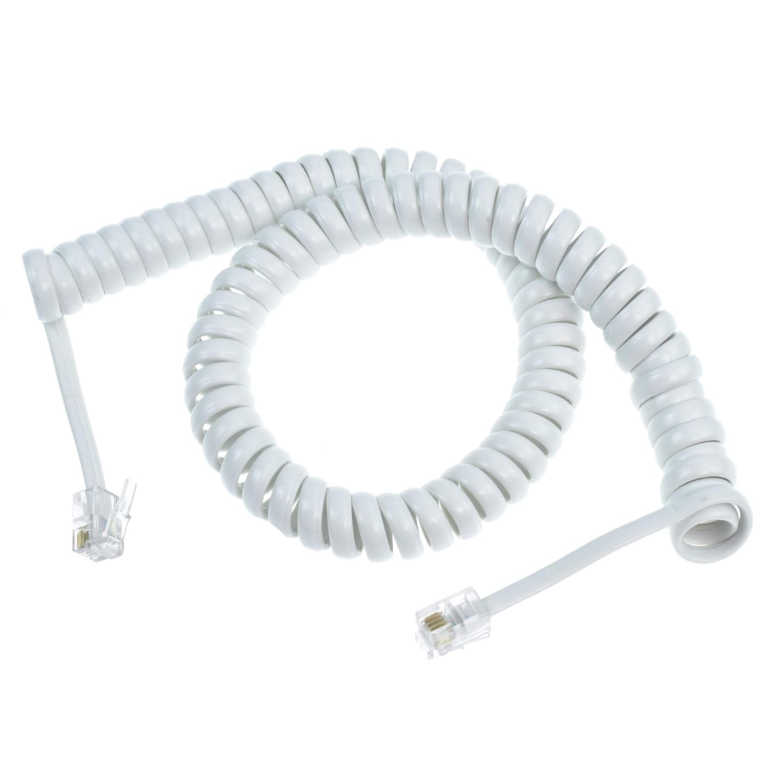 Conext Link Telephone Phone Handset Cable Cord Coiled Length 1.4Ft to ...