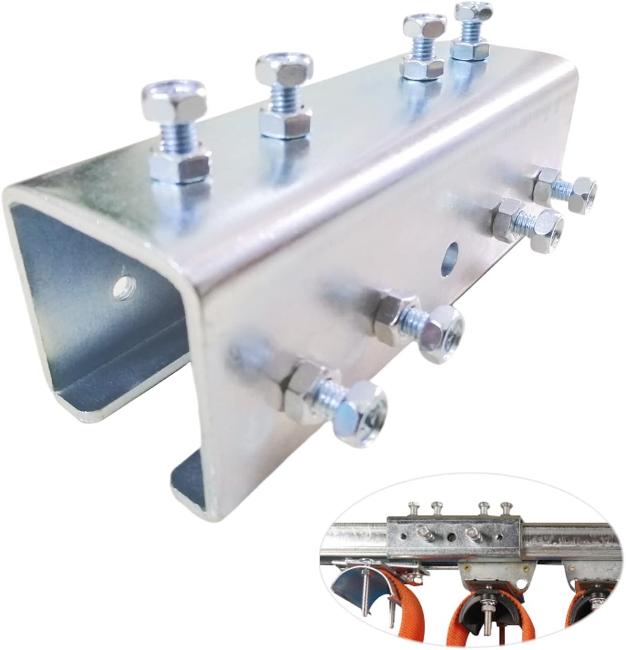 Amazon.com: 2 PCS 15-3/8" U Shaped Splice Fittings Strut Connector ...