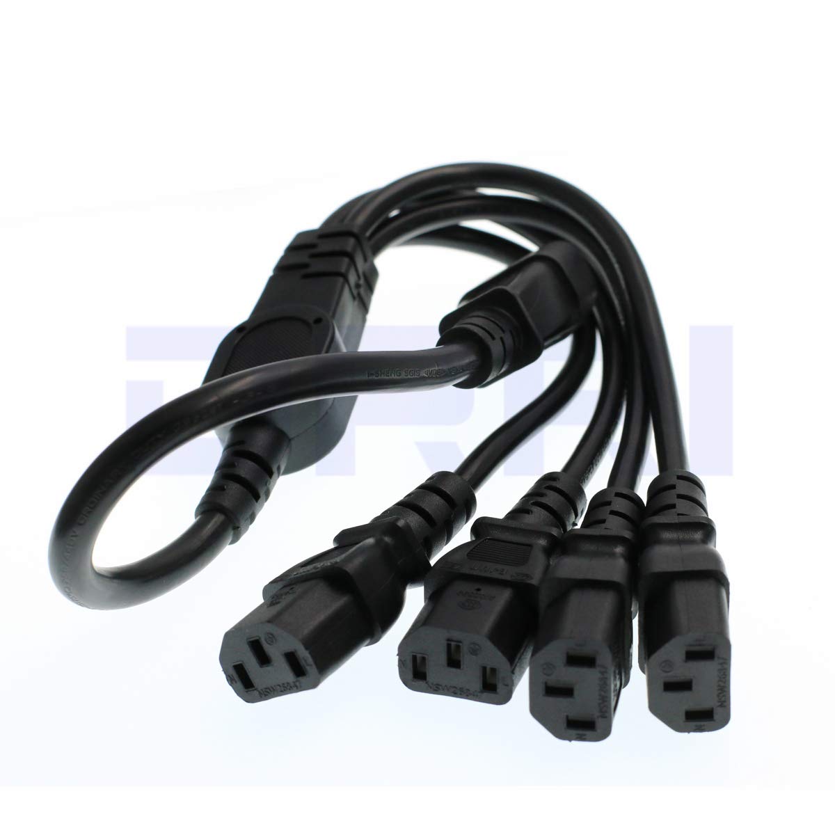 Snapklik.com : IEC C14 Male To 4X C13 Female Socket Y Splitter ...