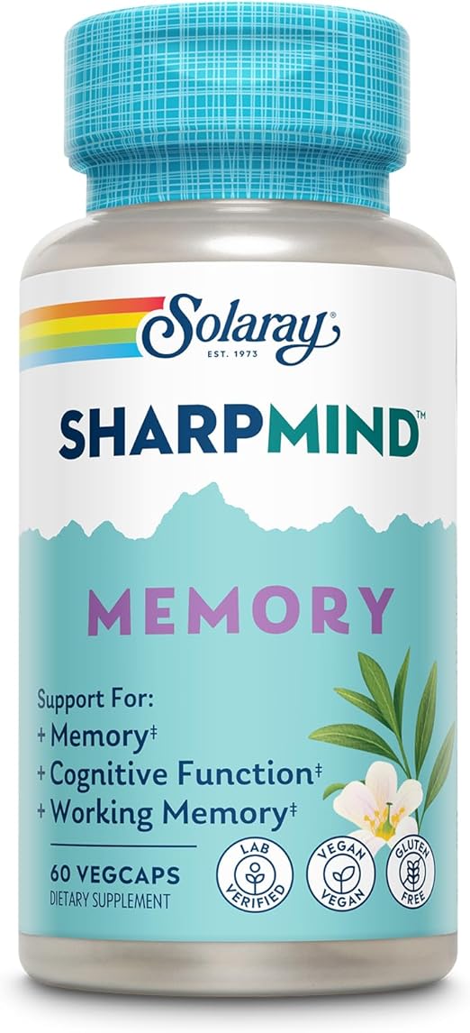 Amazon.com: SOLARAY SharpMind Memory Formula - Brain Supplements for ...