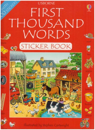 First Thousand Words (First Thousand Words Sticker Books) : Amery ...
