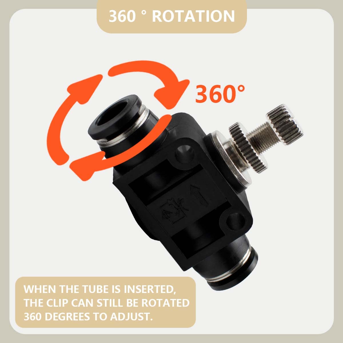 Snapklik.com : 3 Pcs 10mm Tube OD Air Flow Control Valve,Union ...