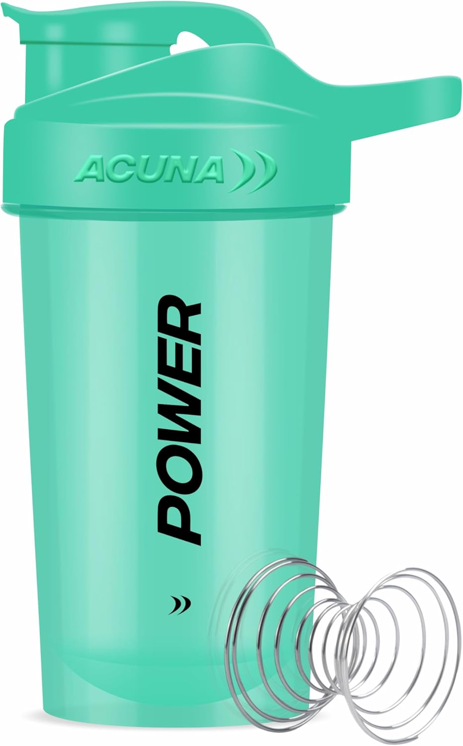 ACUNA Power Shaker Bottle - 400 ml | Protein Shaker With Mixing Ball ...