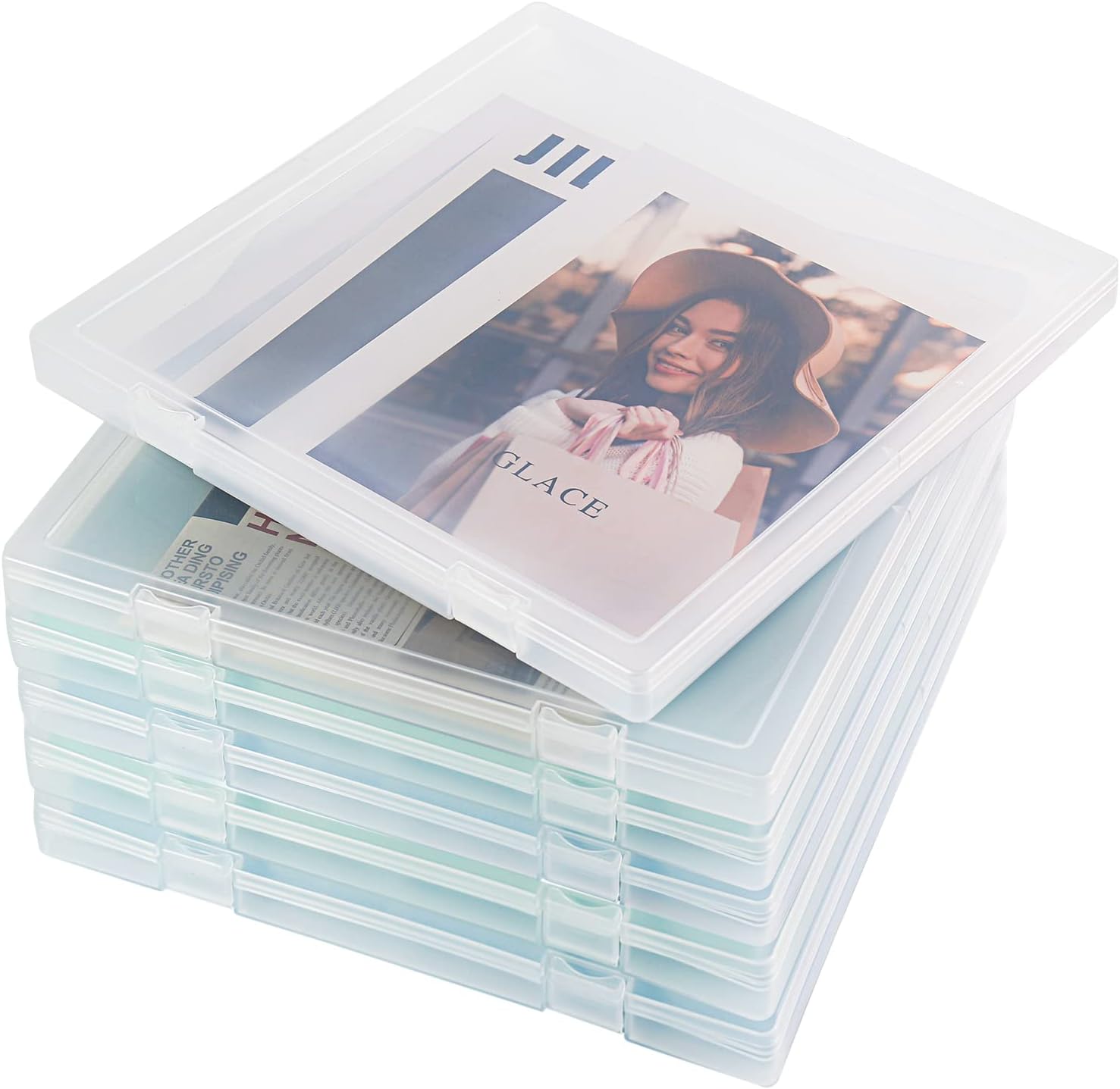 Amazon.com : HUIKE 6 PCS Square Extra Large Portable Project Case for ...