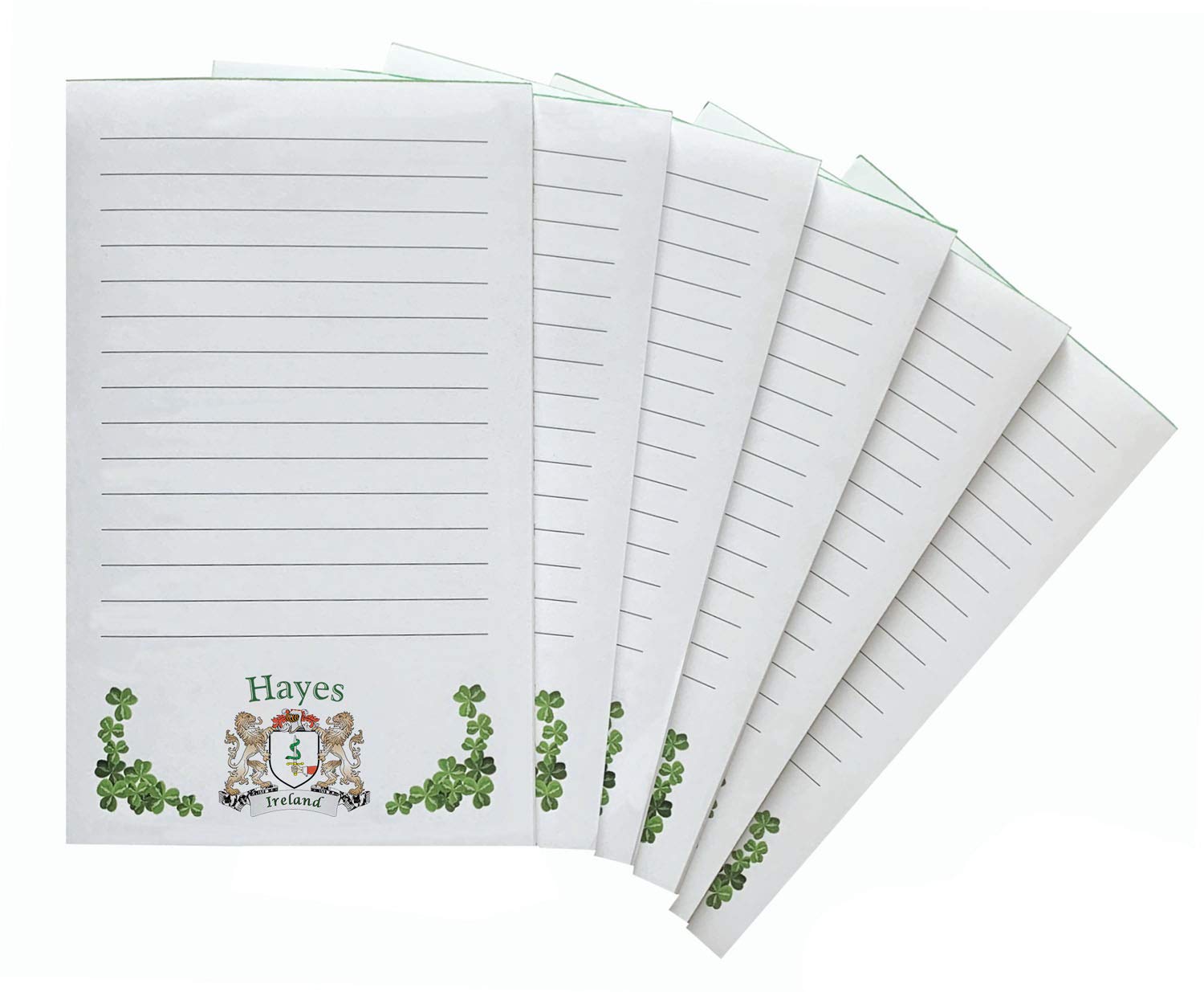 Hayes Irish Coat of Arms Notepads - Set of 6: 0686175051100: Amazon.com ...