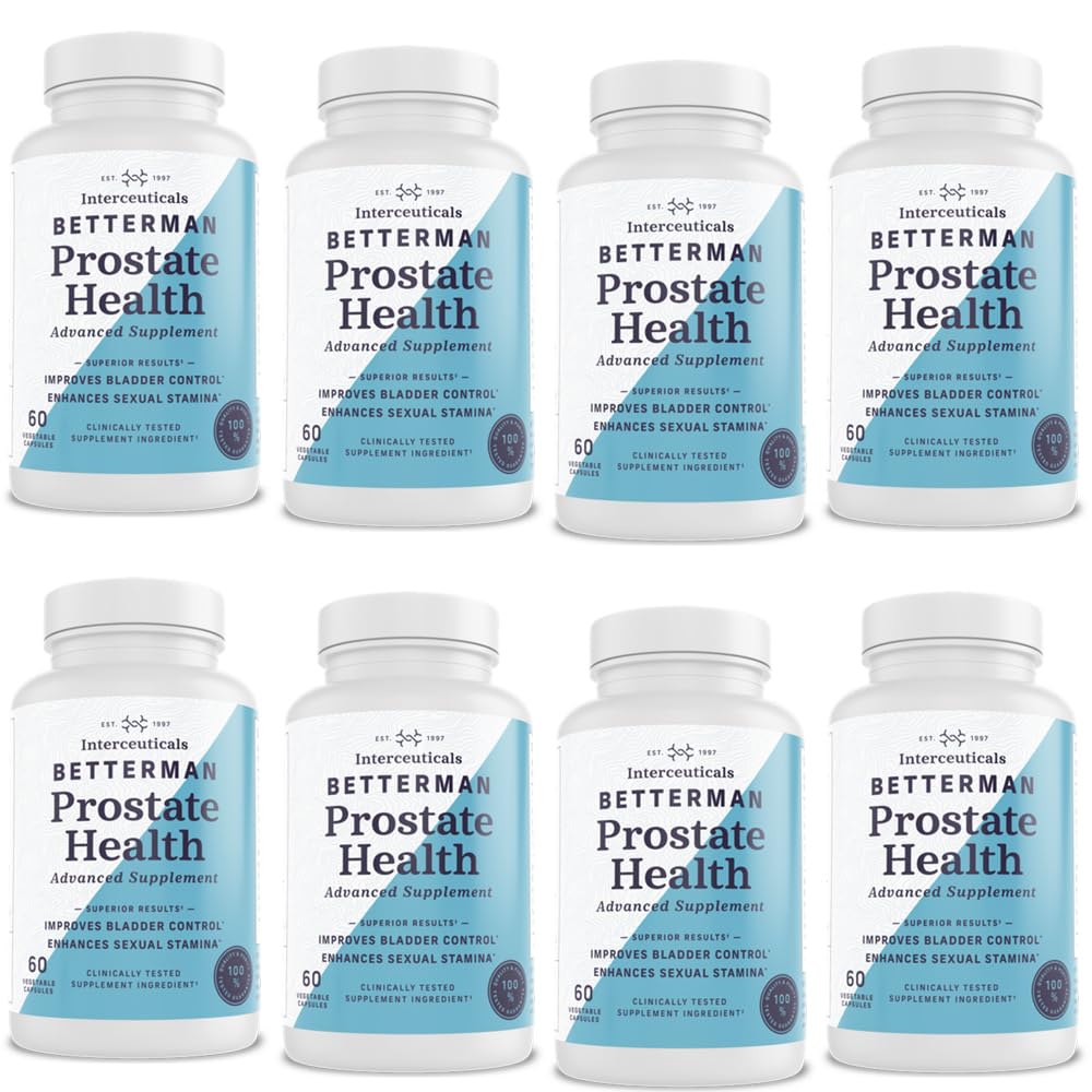 Amazon.com: BetterMAN Bladder contro and Prostate Health for Men (8 ...