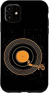 Amazon.com: iPhone 11 Turntable Vintage Vinyl Record Player Sketch ...