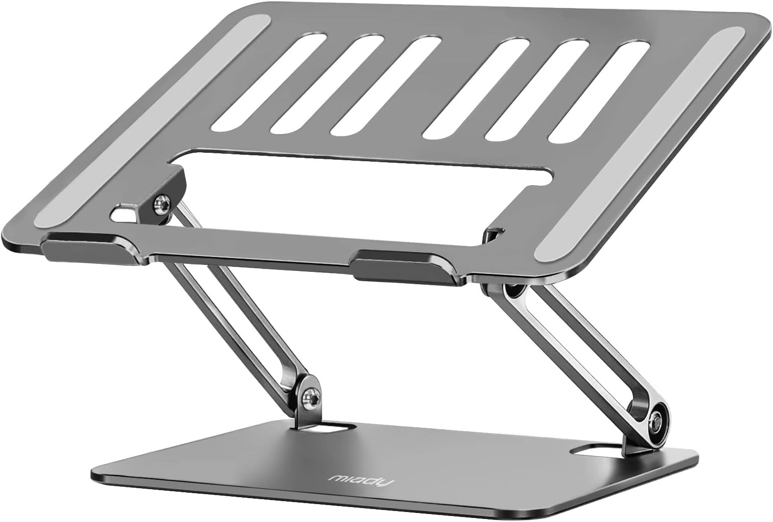 Amazon.com: Miady Laptop Stand Adjustable Computer Stand Sturdy ...