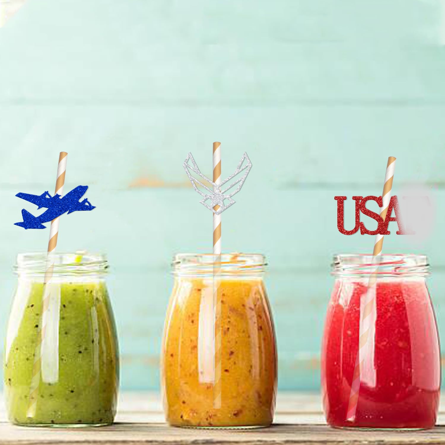 Snapklik.com : USAF Paper Straw Decor, Air Force Theme Party ...