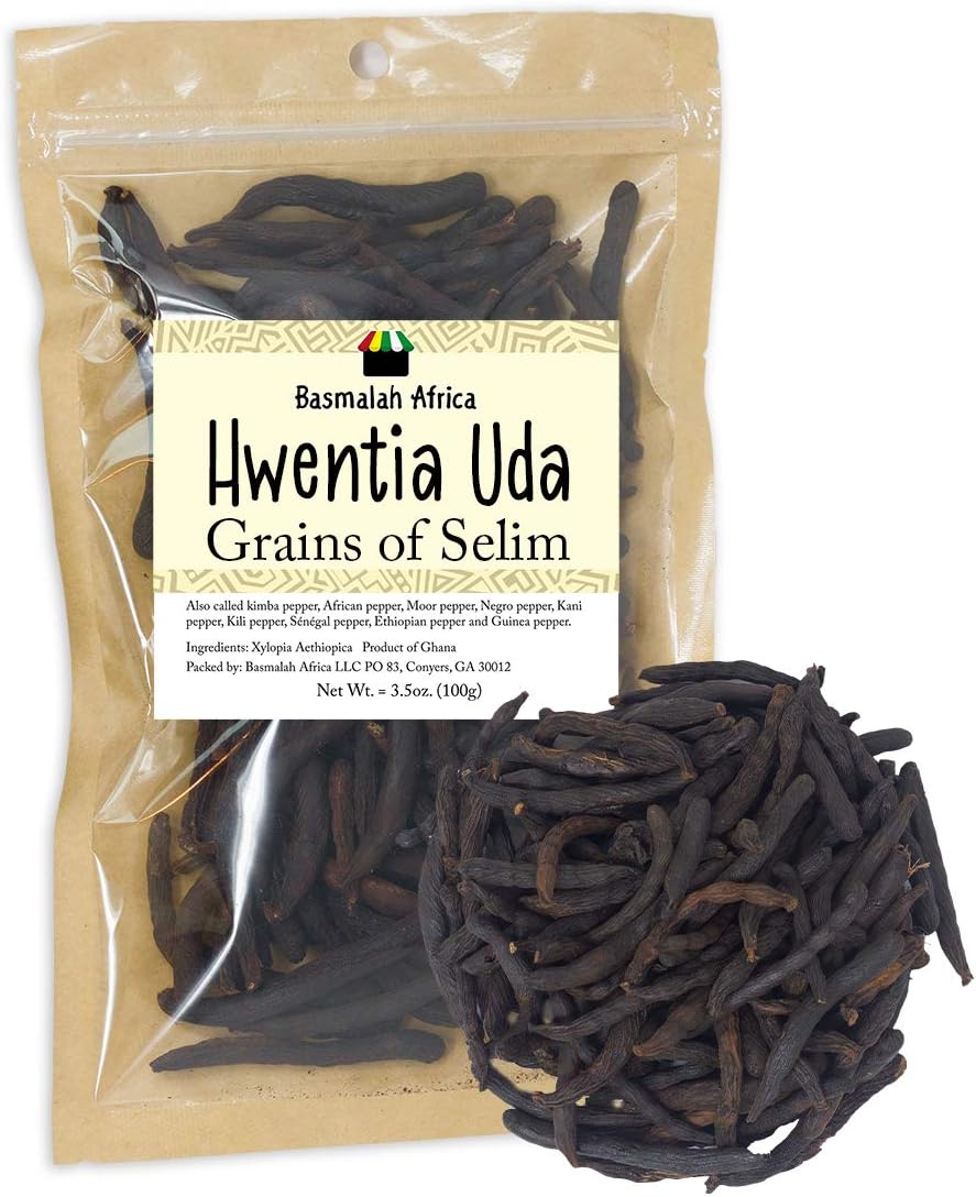 Amazon.com : UDA, Hwentia, Grains of Selim, Xylopia Aethiopica, Uda ...