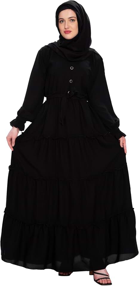 Amazon.in: Black - Burqas / Women's Islamic & Modest Wear: Clothing ...