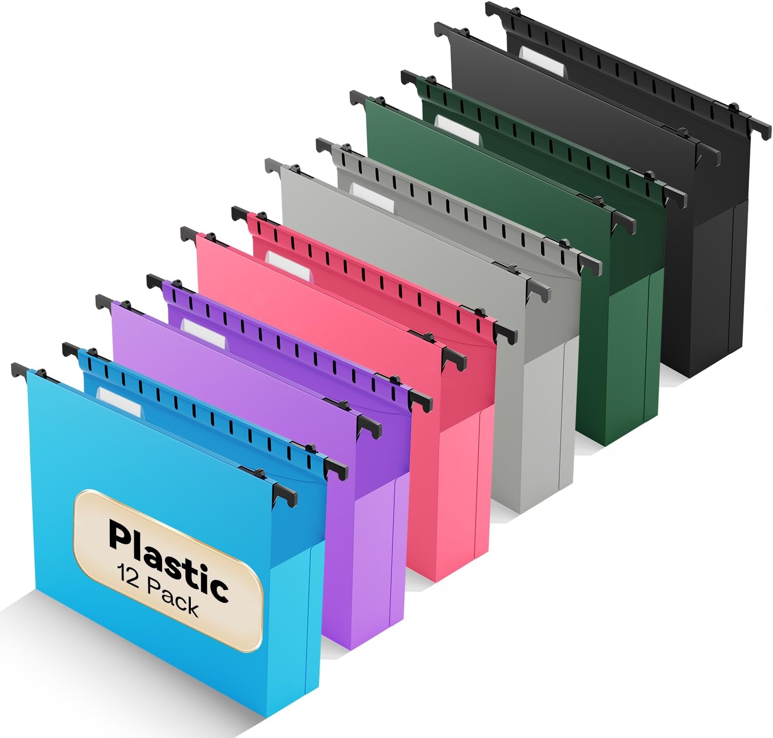 Amazon.com : Staples Poly Expanding Hanging File Pockets, Letter ...